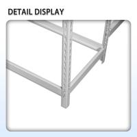 China 3 Tier Single Entry Tire Storage Rack 1500LBS High Carbon Steel White Anti-Rust Adjustable Heavy Duty Steel Shelving for sale