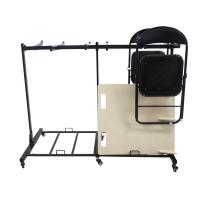 China Heavy-Duty Folding Chair Rack With Wheels, 1000 Lbs Capacity Chair Dolly Cart For Folding Chairs, Tables, Schools, Churches, Weddings & Event Storage for sale