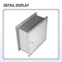 China 304 Stainless Steel Pass Through Specimen Cabinet With Dual Self-Locking Doors | Laboratory Specimen Transfer Box For Hospitals, Cleanrooms & Medical Facilities for sale