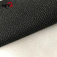China Polyester Fusible Knitted Interlining Garment Accessories Woven 75gsm for sale
