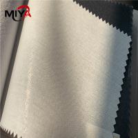 China Shirt Collar Fusing Lining Fabric Cotton Polyester Material for sale