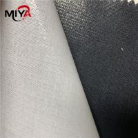 China 80% Polyester 20% Cotton Woven Fusible Interlining HDPE Coating 110cm Width for sale