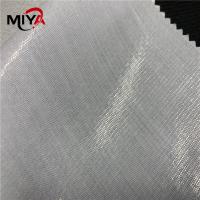 China Off White Polyester 165gsm Woven Interfacing Fabric for sale