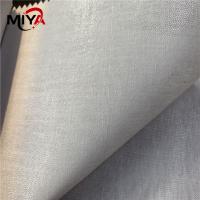 China 65gsm Woven Fusible Interlining Double Sides HDPE PA Coating for sale