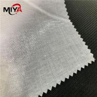 China 65gsm Woven Fusible Interlining Double Sides HDPE PA Coating for sale