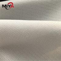 China 75gsm 150cm PES Double Dot Woven Fusible Interlining for sale