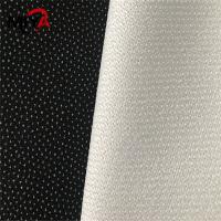 China White Paste Dot 102gsm Woven Fusible Interlining for sale