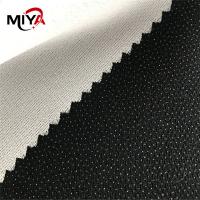China 100 Percent Polyester 75D Collar Woven Fusible Interlining for sale