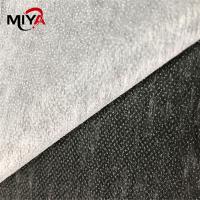 China PES Double Dot Elastic Non Noven Knitted Interlining for sale
