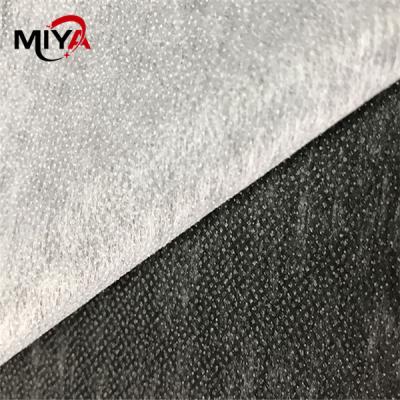 China PES Double Dot Elastic Non Noven Knitted Interlining for sale
