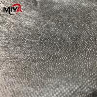 China Non Woven Thermal Bond PES Double Dot Fused Interlining 100% Polyester for sale