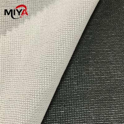 China Denim Jackets 40gsm PA Coating Tricot Fusible Interlining for sale
