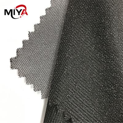 China White / Black Fusible Interlining 30gsm Polyester For Clothing And Garments for sale