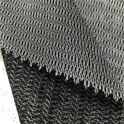 China PA Double Dot Coating Fusible Interfacing 4 Side Warp Knitted for sale