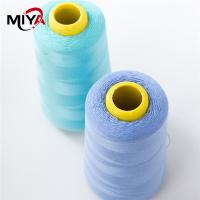 China Colored 3000Y 40/2 Spun Polyester Thread Dyed Pattern for sale