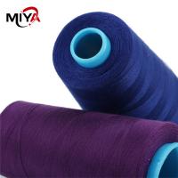China Colored 3000Y 40/2 Spun Polyester Thread Dyed Pattern for sale