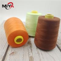 China Colored 3000Y 40/2 Spun Polyester Thread Dyed Pattern for sale