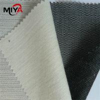 China Polyester Viscose Warp Knitted Fusible Interlining Weft Insert PES Coating for sale
