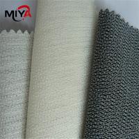 China Polyester Viscose Warp Knitted Fusible Interlining Weft Insert PES Coating for sale