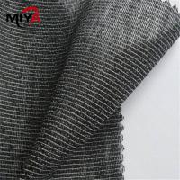 China Polyester Viscose Warp Knitted Fusible Interlining Weft Insert PES Coating for sale
