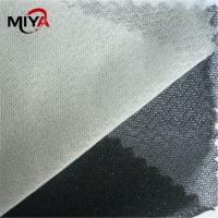 China Garments 120gsm Circular Knitted Fusible Interlining for sale