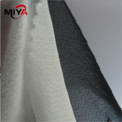 China Embroidery Backing Stretch 40gsm Tricot Fusible Interlining for sale
