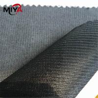 China PA Coating Tricot Woven Fusible Interlining For Jackets Fabric 40gsm for sale