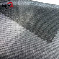 China PA Coating Tricot Woven Fusible Interlining For Jackets Fabric 40gsm for sale