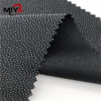 China Water Jet Plain Weaving Fusing Interlining Fabric PA Double Dot for sale