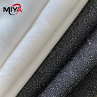 China Woven Clothing Polyester Fusible Interlining Plain Weave for sale
