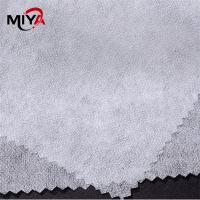 China 25gsm 80gsm Double Dot Nonwoven Fusible Interlining for sale