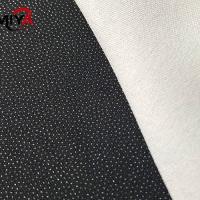 China Water Jet Plain Weaving Fusing Interlining Fabric PA Double Dot for sale