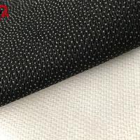 China Water Jet Plain Weaving Fusing Interlining Fabric PA Double Dot for sale