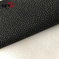 China Polyester Double Dot Woven Knitted Fusible Interlining PA Coating for sale