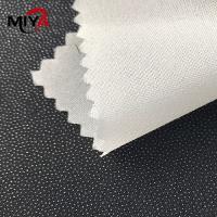 China Woven Double Dot Fusing Interlining 100% Polyester For Fashion Clothing for sale