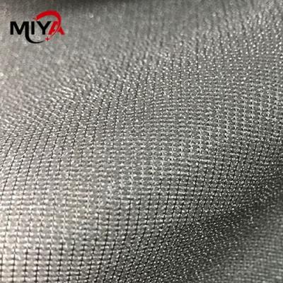 China 2 Sides Elastic Tricot Fusible Interfacing Polyester Knitted for sale