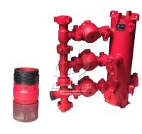 China API High Pressure Double Plug Oilfield Cementing Head 10000PSI 5-1/2 to 13-3/8 Inch for sale