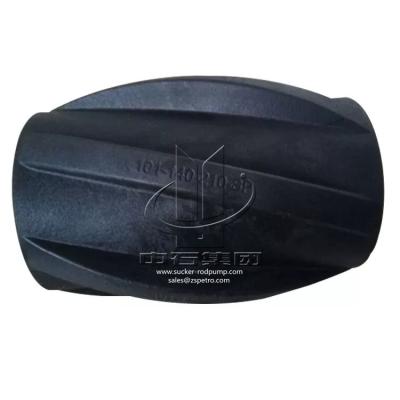 China Black Rubber Casing Bow Spring Centralizer 5-1/2 to 13-3/8 Inch Without Steel Ring for sale