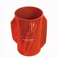 China Oilwell Stamped Solid Body Bow Spring Centralizer 4-1/2 to 13-3/8 Inch Casing Sizes for sale