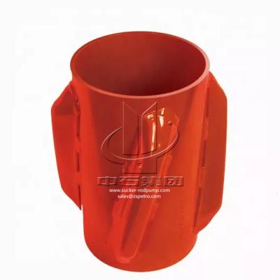 China Oilwell Stamped Solid Body Bow Spring Centralizer 4-1/2 to 13-3/8 Inch Casing Sizes for sale