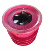 China 9 5/8 Inch Oil Gas Cementing Rubber Top Plug 235mm Wiper Fin OD Well Drilling for sale