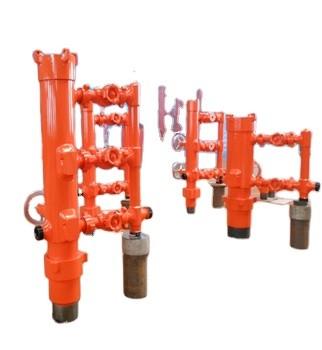 China API 5CT Single Plug Cementing Head 35.50 Mpa Working Pressure 2000-15000 PSI for sale
