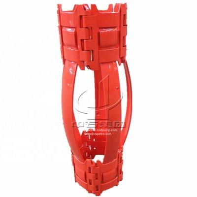 China Hinged Bow Spring Casing Centralizer Non Welded Single Crest 13-3/8in 17-1/2in for sale