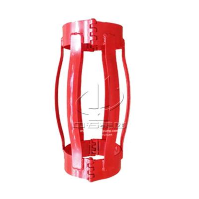 China Hinged Welded Single Crest Bow Spring Centralizer 4 1/2 to 20 Inch 55mm Height for sale
