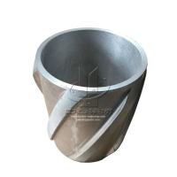 China Spiral Vane Oilfield Cementing Centralizer Zinc Alloy Solid Rigid 13 3/8 Inch 400mm OD for sale