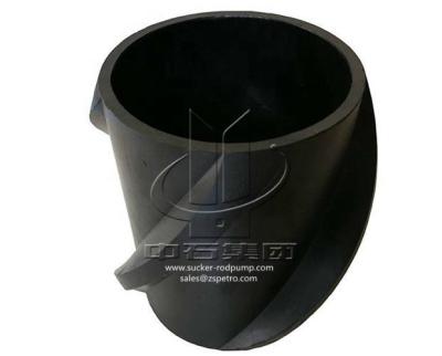 China Thermal Plastic Bow Spring Centralizer 5 1/2 Inch Spiral Vane Casing Centralizer Black for sale