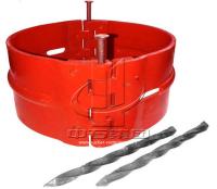 China Solid Body Centralizer Set Screw Type Hinged Installation 131-365mm OD Casing Centralizer for sale