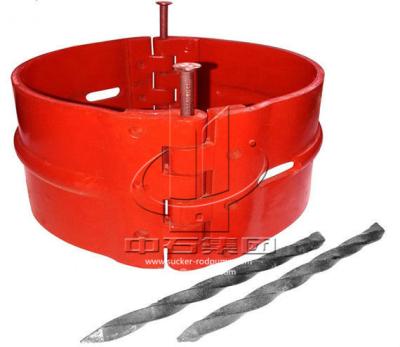 China Solid Body Centralizer Set Screw Type Hinged Installation 131-365mm OD Casing Centralizer for sale