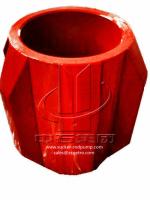 China Heavy Duty Solid Rigid Straight Vane Casing Centralizer 13 3/8 Inch 343mm ID for sale