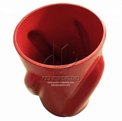 China Well Cementing Solid Stamped Spiral Vane Centralizer 5-1/2